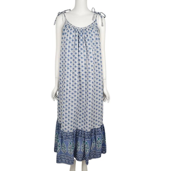 Emerson Fry | Dresses | Emerson Fry India Collection Sundress Ml Blue ...